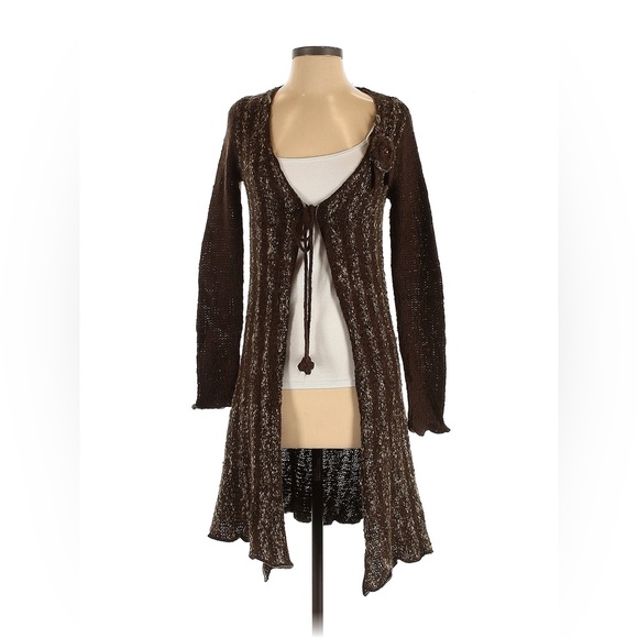 Vertigo Paris | Sweaters | Vertigo Paris Size Xs Brown Beige Long ...
